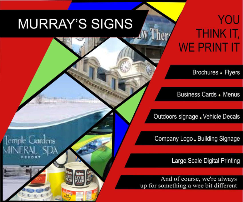 Murray's Signs & Printing, Moose Jaw, Murray, Signs Moose Jaw ...